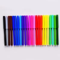 China kids drawing color set 24pcs fibre tip watercolor pen for sale