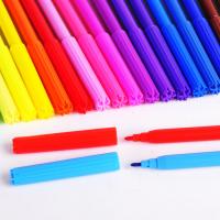 China kids drawing color set 24pcs fibre tip watercolor pen for sale