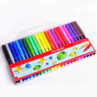 China kids drawing color set 24pcs fibre tip watercolor pen for sale