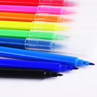 China art supplier watercolor pen transparent cap 12pcs wholesale watercolor brush pen for sale