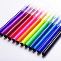 China art supplier watercolor pen transparent cap 12pcs wholesale watercolor brush pen for sale
