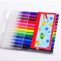 China art supplier watercolor pen transparent cap 12pcs wholesale watercolor brush pen for sale