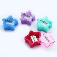 China wholesale single hole star shape plastic pencil sharpener for sale