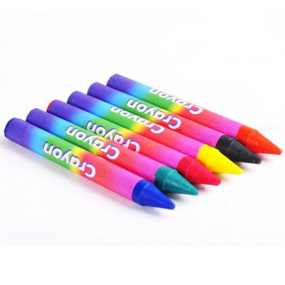 China 10cm jumbo factory price 6color wholesale crayon de couleurs for sale