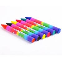 China 10cm jumbo factory price 6color wholesale crayon de couleurs for sale