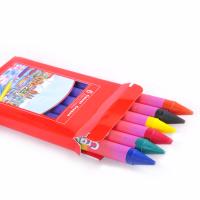 China 10cm jumbo factory price 6color wholesale crayon de couleurs for sale