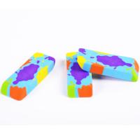 China Factory price 3 counts school home colorful eraser fancy eraser for sale