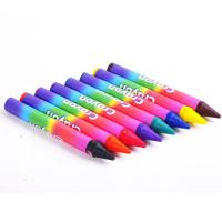 China 100mm big size back to school drawing set 8 color wholesale non toxic color crayon for sale