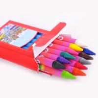 China 100mm jumbo size back to school drawing tools 12color art wholesale crayon for sale