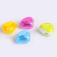 China wholesale single hole plastic with scrape bin pencil sharpeners for sale