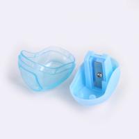 China wholesale single hole plastic with scrape bin pencil sharpeners for sale