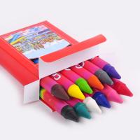 China 14mm school stationery factory direct 12pcs jumbo wax crayon for sale