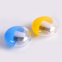China promotion custom round shape plastic novelty cheap pencil sharpener for sale