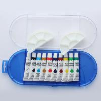 China Wholesale custom10 color art painting PP box 12ml watercolor paint for sale
