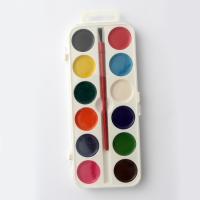 China Wholesale 28mm watercolor cake 12 color semi dry watercolor for art painting for sale
