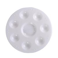 China hot sale round shape 7 wells design plastic palette for sale
