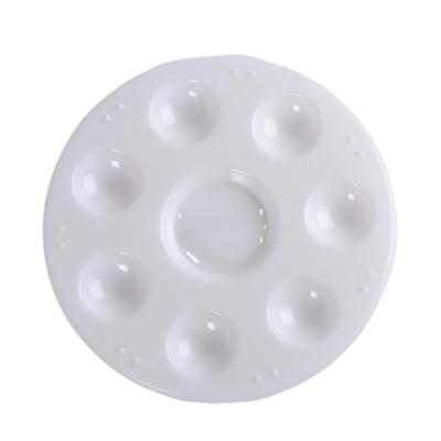 China hot sale round shape 7 wells design plastic palette for sale