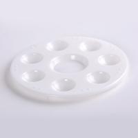 China hot sale round shape 7 wells design plastic palette for sale