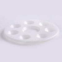 China hot sale round shape 7 wells design plastic palette for sale