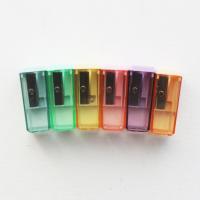 China hot selling good quality candy color mini pencil sharpener for kids for sale