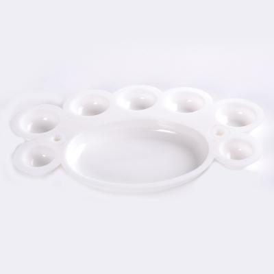 China factory price high quality white paint palette for children painting for sale