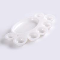China factory price high quality white paint palette for children painting for sale