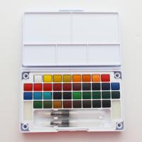 China 36 Colours wholesale non-toxic OEM watercolor painting supplies water colour paint set for sale