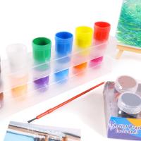 China 20ml 12 Colours Kids Liquid Watercolor Paint Set In Box Water Color for sale