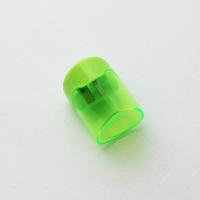 China office and school stationery fluorescent green small plastic sharpener for sale