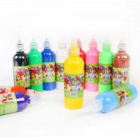 China 100ml 12 Colours Non-Toxic Custom Logo Washable Liquid Acrylic Paint For Kids for sale