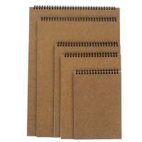 China hot selling customized high quality A5 spiral sketchbook blank white for sale