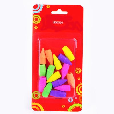 China fancy custom TPR school eraser kids gift colorful pencil toppers for sale