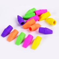 China fancy custom TPR school eraser kids gift colorful pencil toppers for sale