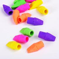 China fancy custom TPR school eraser kids gift colorful pencil toppers for sale