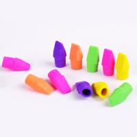 China fancy custom TPR school eraser kids gift colorful pencil toppers for sale
