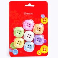 China custom promotion 7pcs TPR button shape fancy kawaii eraser for sale