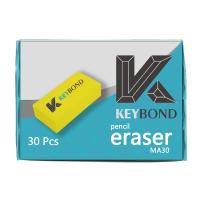 China Factory Direct 30PCS Colorful Stationery TPR Rectangular Soft Rubber Pencil Eraser for sale