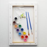 China hot selling customized printing painting canvas set for kids and adult for sale