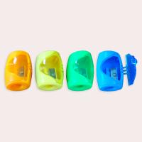 China Hot Selling High Quality Single Hole Sharpener OEM Multicolor Standard Pencil Sharpener for sale