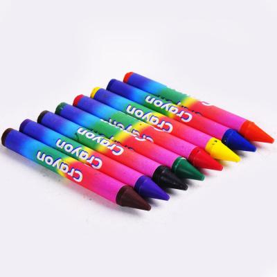 China hot selling various colors non toxic wax crayon set for children drawing for sale