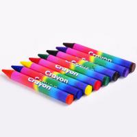 China hot selling various colors non toxic wax crayon set for children drawing for sale