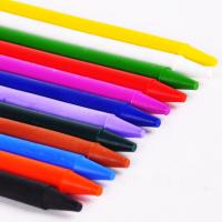 China wholesale factory price multicolor eco-friendly plastic crayon set for sale