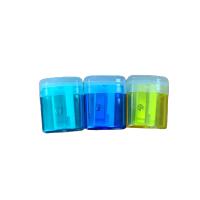 China Best Selling Custom logo Single Hole Transparency Pencil Standard Sharpener for School and Office for sale