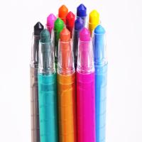 China Reliable quality non toxic colourful twist wax crayon for sale