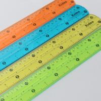 China factory price cheap flexy ruler 30cm assorted color 12 inch flexible pvc ruler for sale