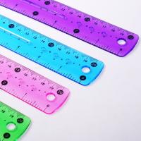 China wholesale flexible ruler fashion 8 inch semi transparent pvc 20cm flexible ruler for sale