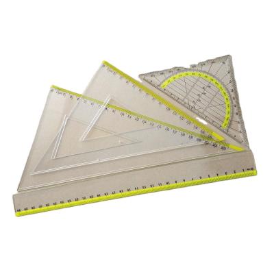 China hot selling two color print wholesale 30cm jumbo ruler set for sale