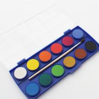 China hot sale high quality solid 12 colors watercolor paint sets for sale