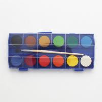 China hot sale high quality solid 12 colors watercolor paint sets for sale