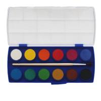 China wholesale factory price art supplies non toxic 12 colors watercolor cakes for sale